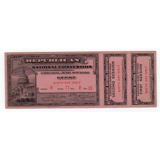 1920 Democratic Convention Ticket