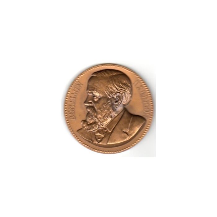 Benjamin Harrison U.S. Mint Bronze Medal