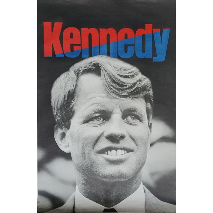 Huge Robert "Bobby" Kennedy 1968 Campaign Poster