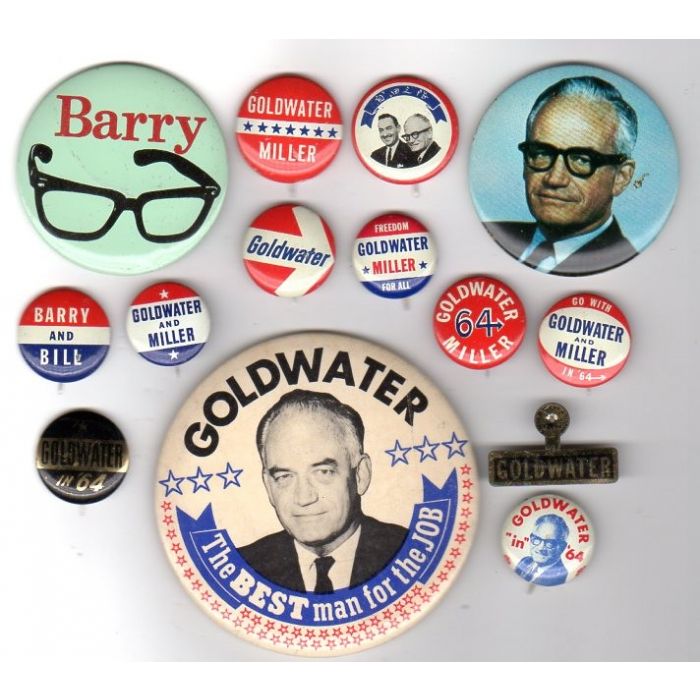 Barry Goldwater Button Collection
