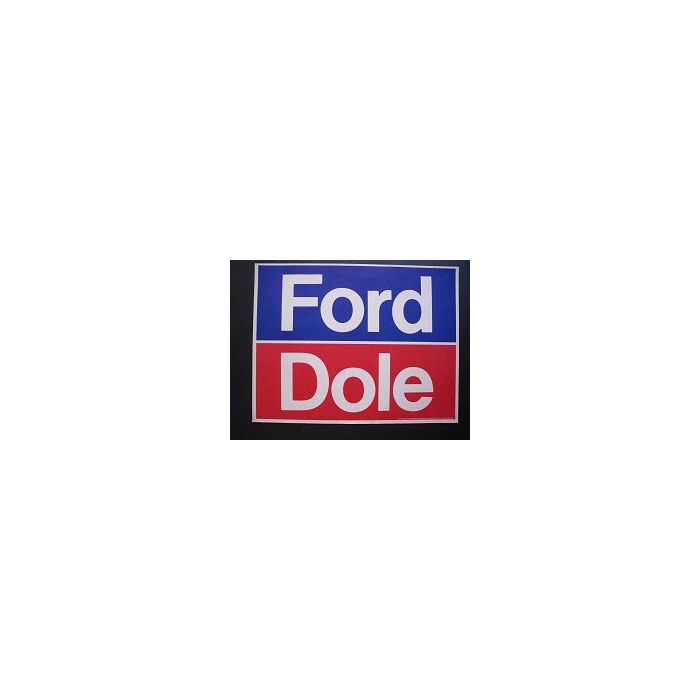 Ford Dole Framed Campaign Poster