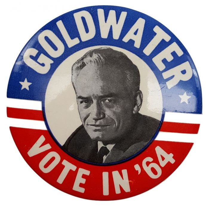 1964 Barry Goldwater Campaign Button Pin