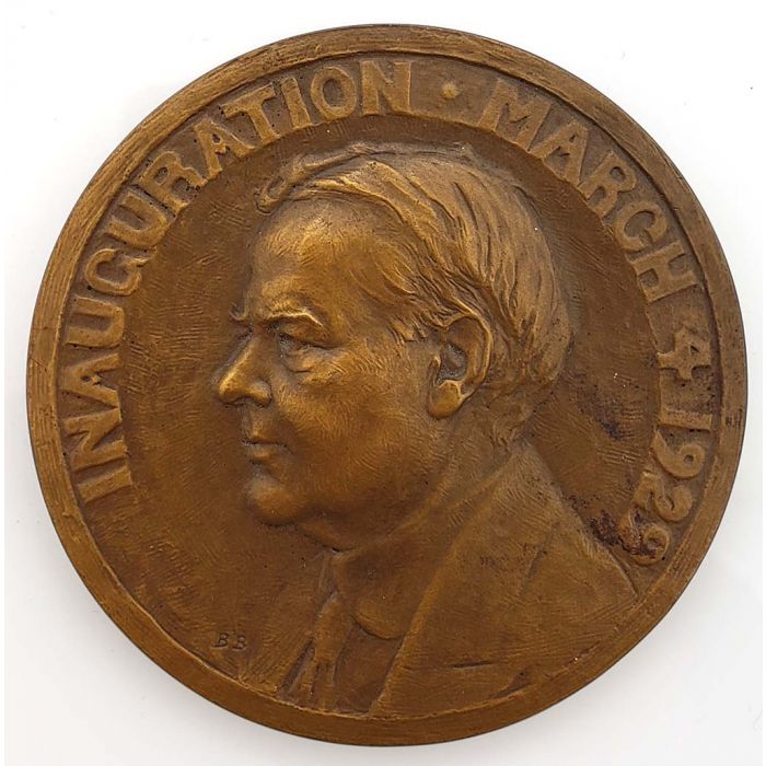 Rare Herbert Hoover 1929 Official Inaugural Medal