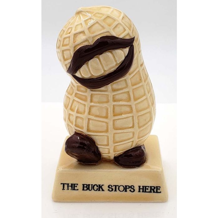 President Jimmy Carter Peanut Grin Buck Stops Here Gift