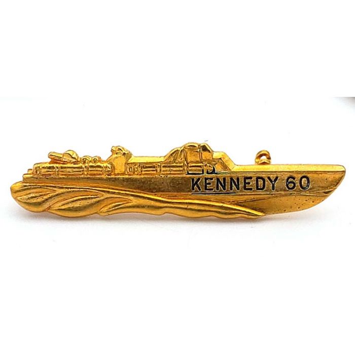 John F. Kennedy PT 109 Campaign Tie Clasp
