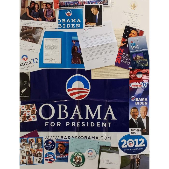 Barack Obama Original Campaign and Inaugural Collectibles