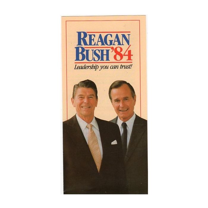 Reagan Bush '84 Campaign Brochure :Leadership You Can Trust