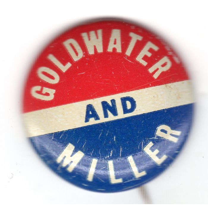 Goldwater Miller Campaign Button