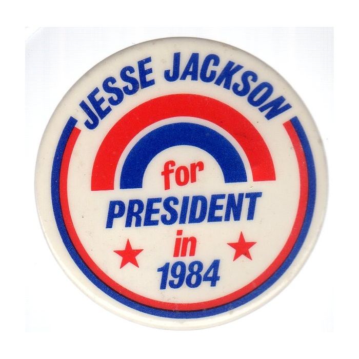 Jesse Jackson '84 Campaign Button