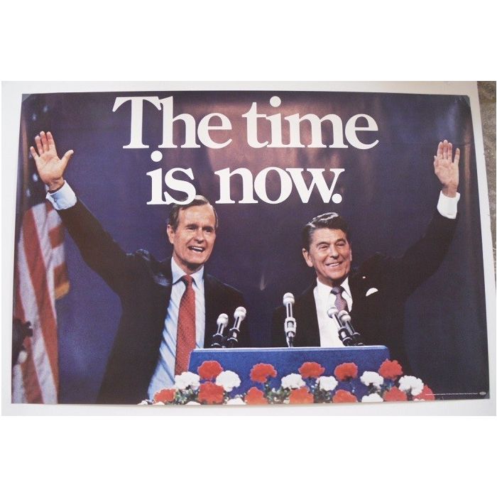Ronald Reagan "The Time Is Now" Original Poster