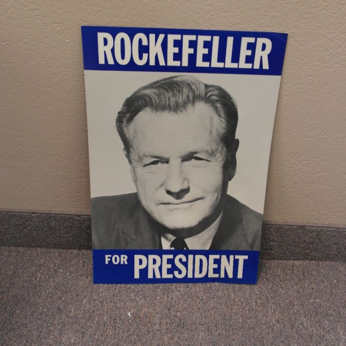 Nelson Rockefeller for President Campaign Poster