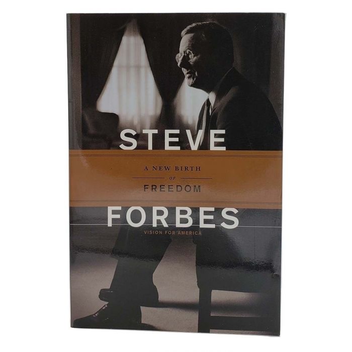 Steve Forbes Hand Signed Book