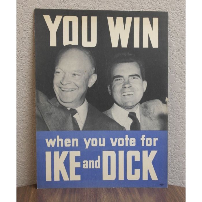 You Win When You Vote for Ike and Dick Poster