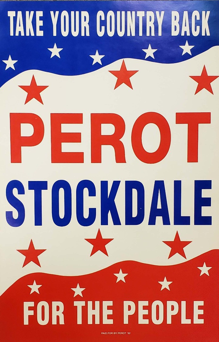 Perot Stockdale Poster Sign